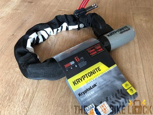 Kryptonite Kryptolok Series 2 955 Mini Chain Lock | The Best Bike Lock