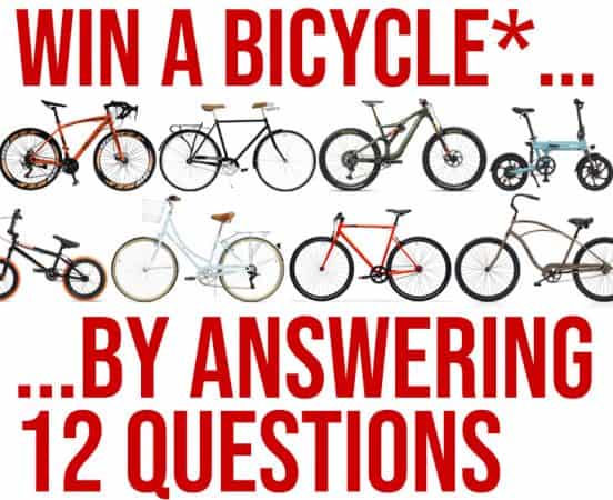 Win a Free Bike | Bicycle Giveaway Competition
